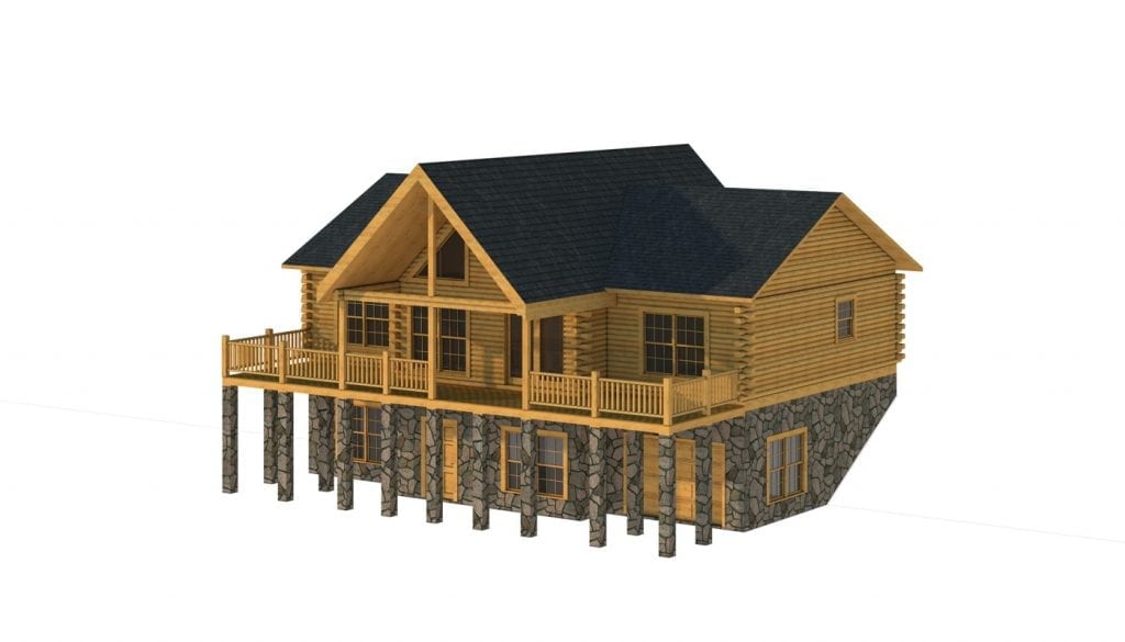 Buchanan - Plans & Information | Log Cabin Kits