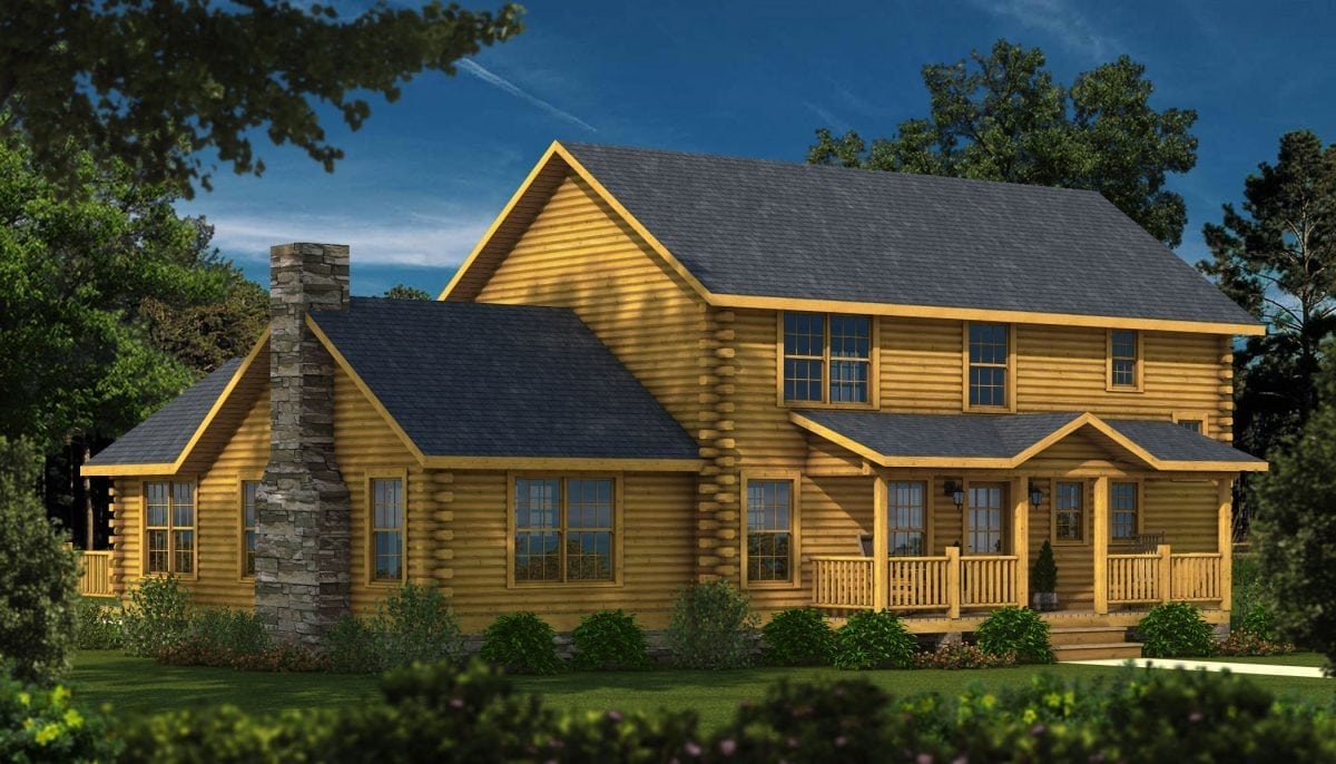 Twin Pines - Plans & Information | Log Cabin Kits