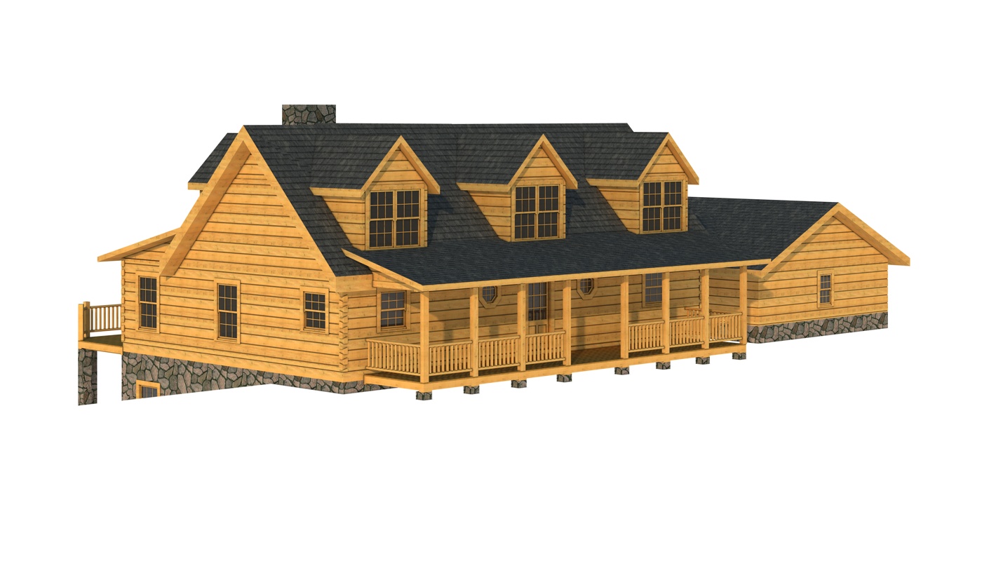 Carter II - Plans & Information | Log Cabin Kits