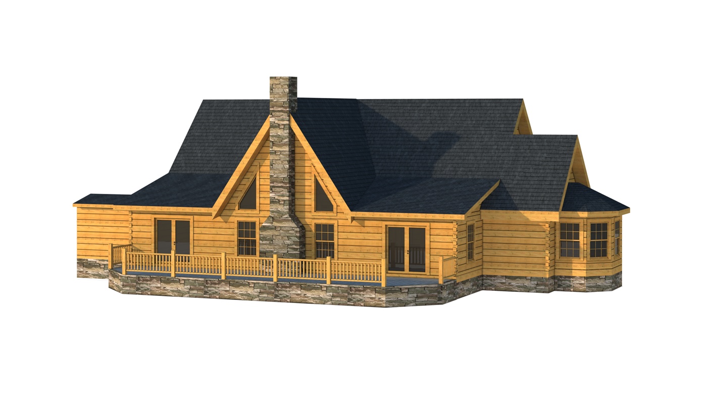 Edgefield - Plans & Information | Log Cabin Kits